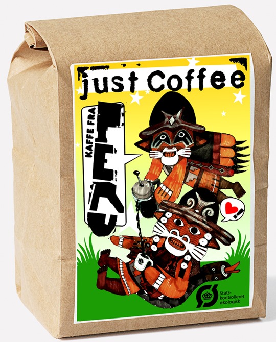 Just Coffee › Friskristet økologisk kaffe og 100% bæredygtig handel